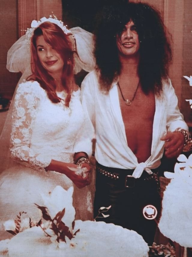 A história chocante por trás do primeiro casamento de Slash | Coisa de ...